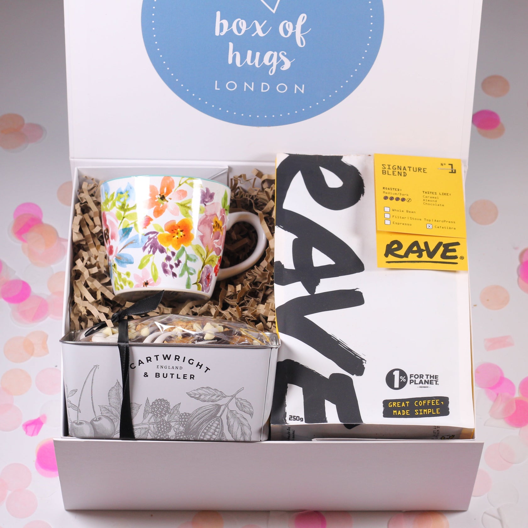 Coffee and Cake - The Perfect Pause for Mum Box of Hugs | Mother's Day ...