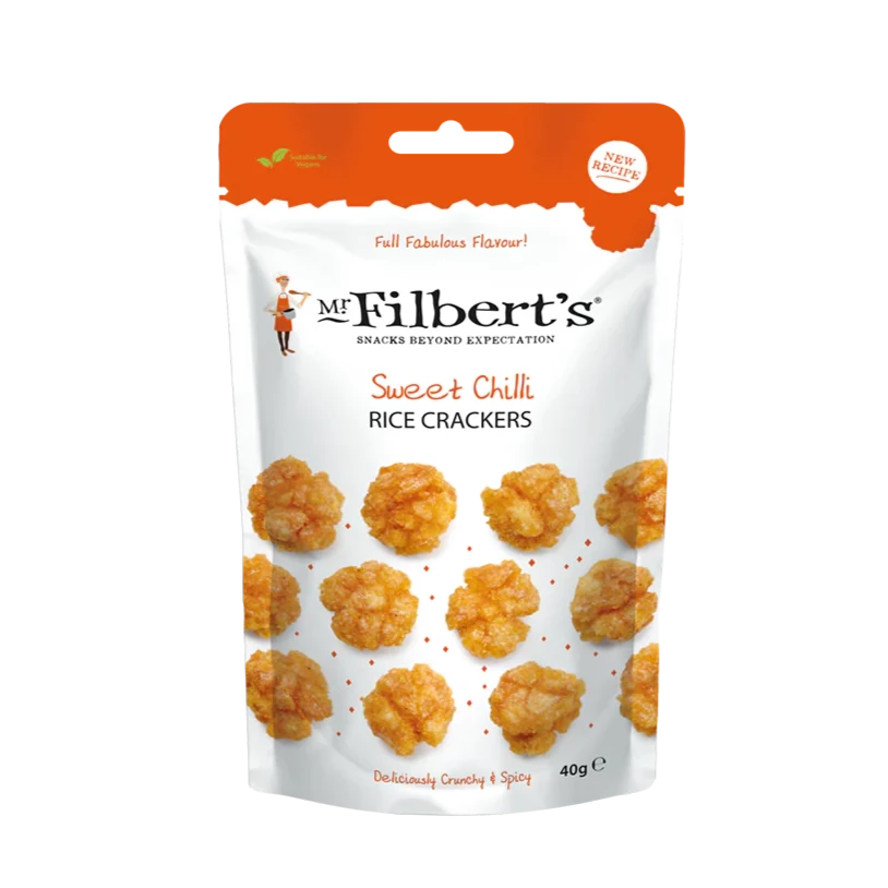 Filberts Chilli Rice Crackers 40g – Box Of Hugs London