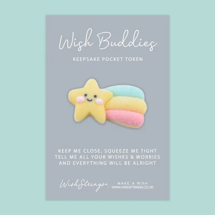 Shooting Star - Wishbuddies - Pocket Hug Token – Box Of Hugs London